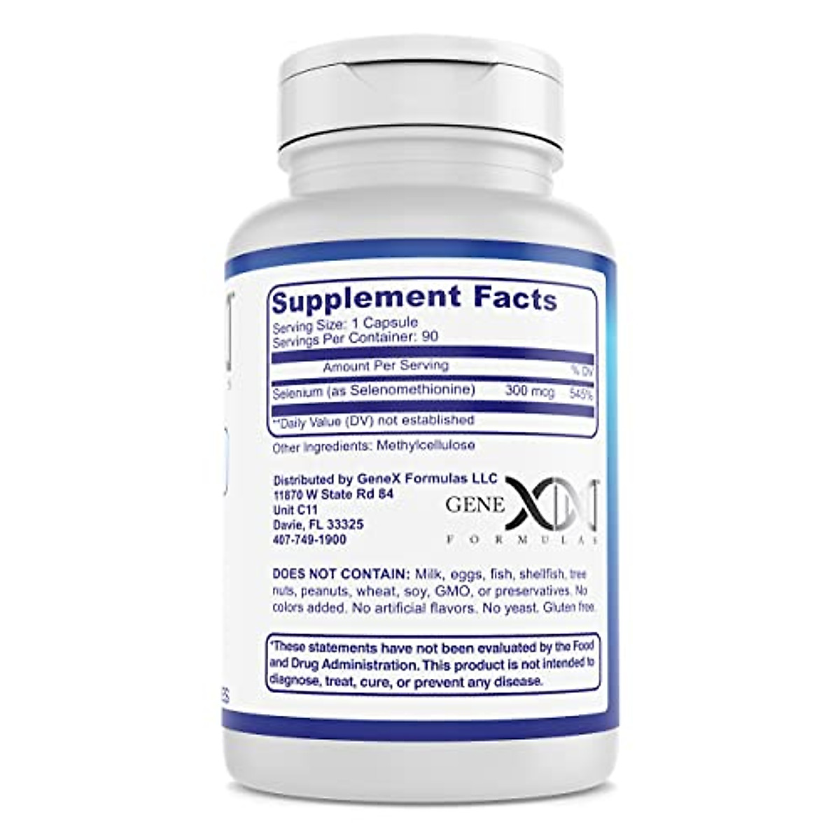 Genex Selenium 300mcg | 90 Capsules