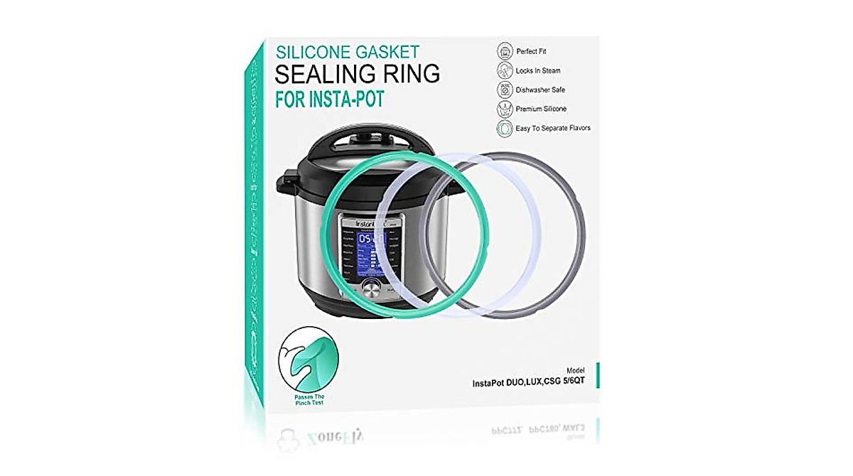 6 Quart Instant Pot Sealing Ring - Premium Silicone Gaskets