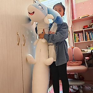 MOTTLEDI Oversized Pal-World Plush Toy 47 Inch Chillet Floppy Dolls Sleeping Hugging Pillow Giant Stuffed Animal Gifts for Kids Christmas Birthday (Pink Chillet 47 Inch)