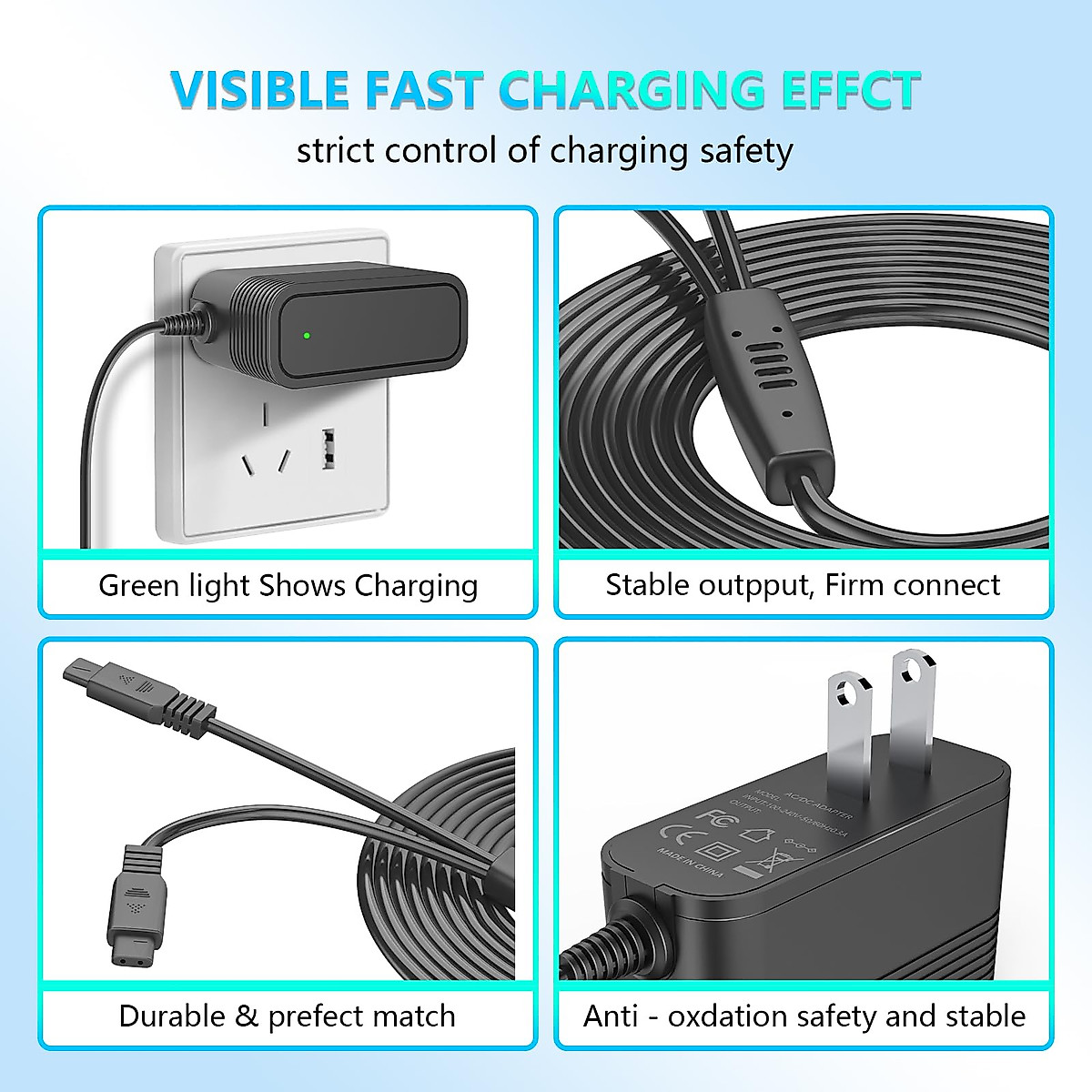 Charger for SportDOG Dog Remote Trainer Replacement for SportDOG SD-425 SD-425S SD-425CAMO and SD-825 SD-825X Remote Trainer Charger Adapter