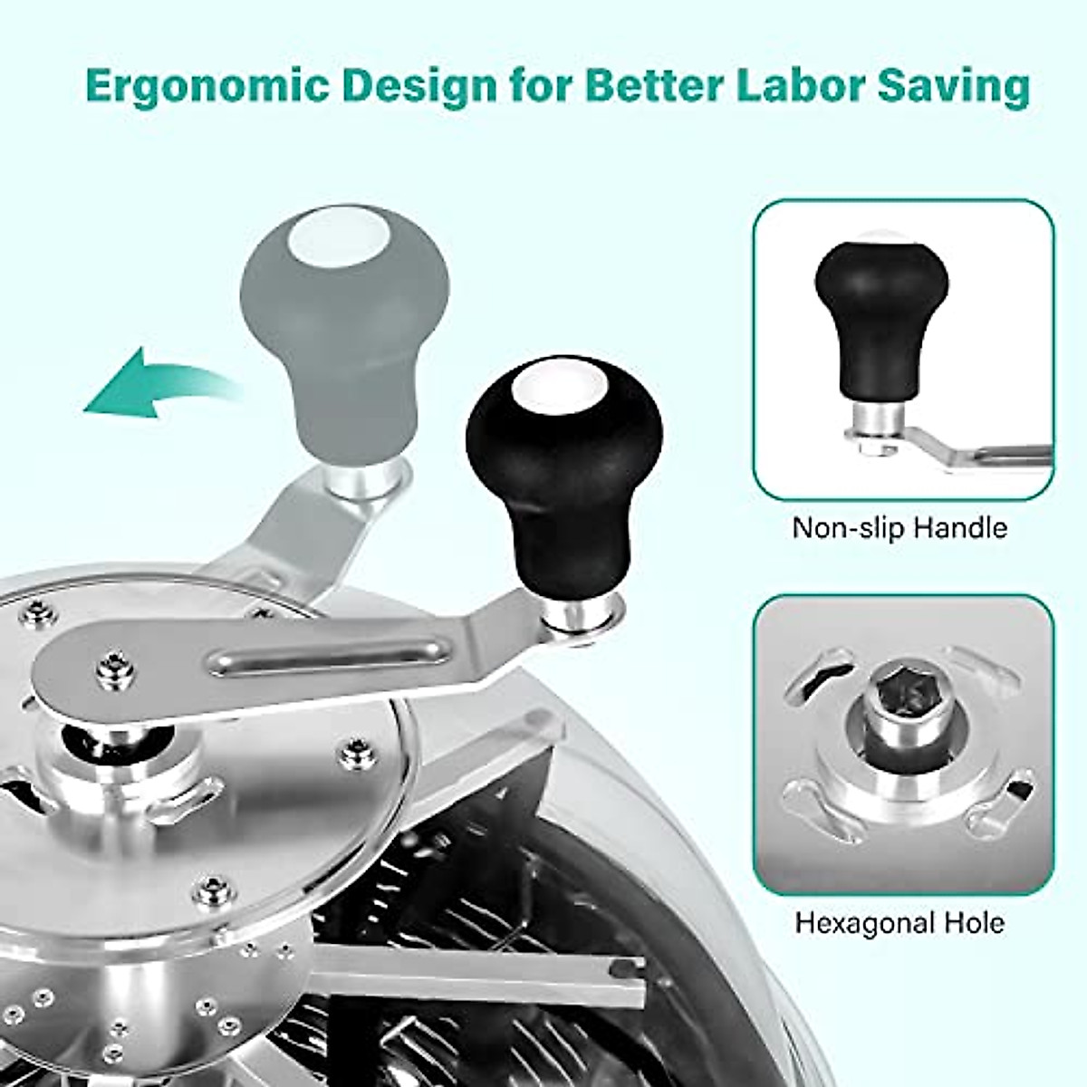 iPower 16-Inch Bud Leaf Bowl Trimmer Twisted Sharp Stainless Steel Blades for Hydroponics with Upgraded Gears, Orange Pruner, 6.5” Gardening Hand Scissors