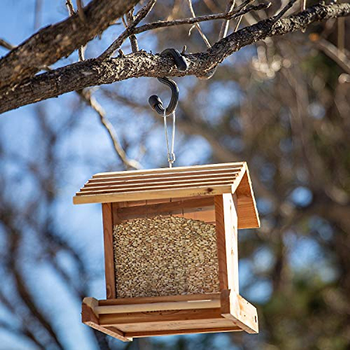 Nite Ize Gear Tie Bendable S-Hook, Flexible S-Hook Hanger for Garage, Closet, Kitchen and Plants, Black