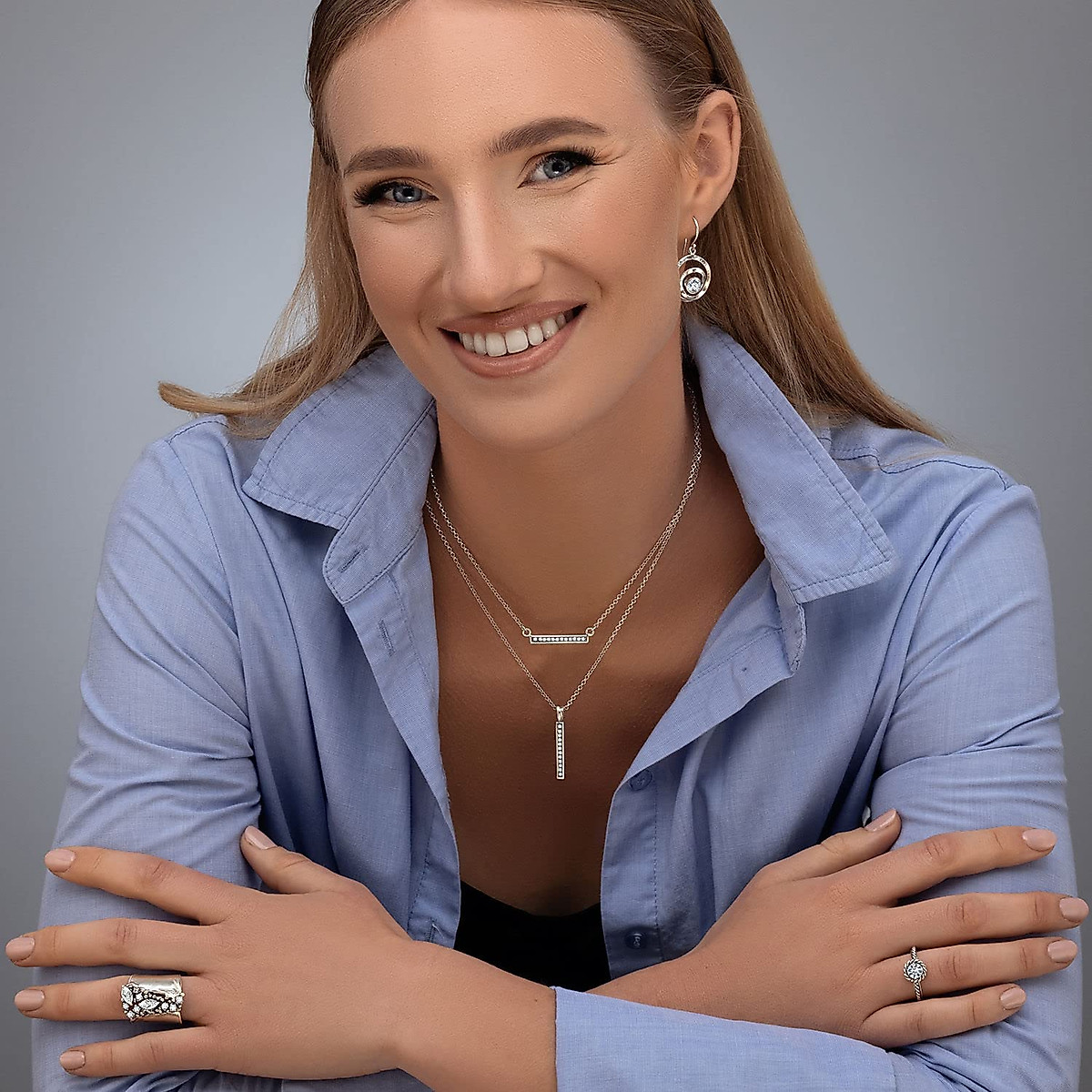 925 Sterling Silver Shield Ring With A White Round and Marquise Cubic Zirconia CZ , Floral Vintage Antique Look, Hypoallergenic, Nickel and Lead-free, Artisan Handcrafted Designer Collections