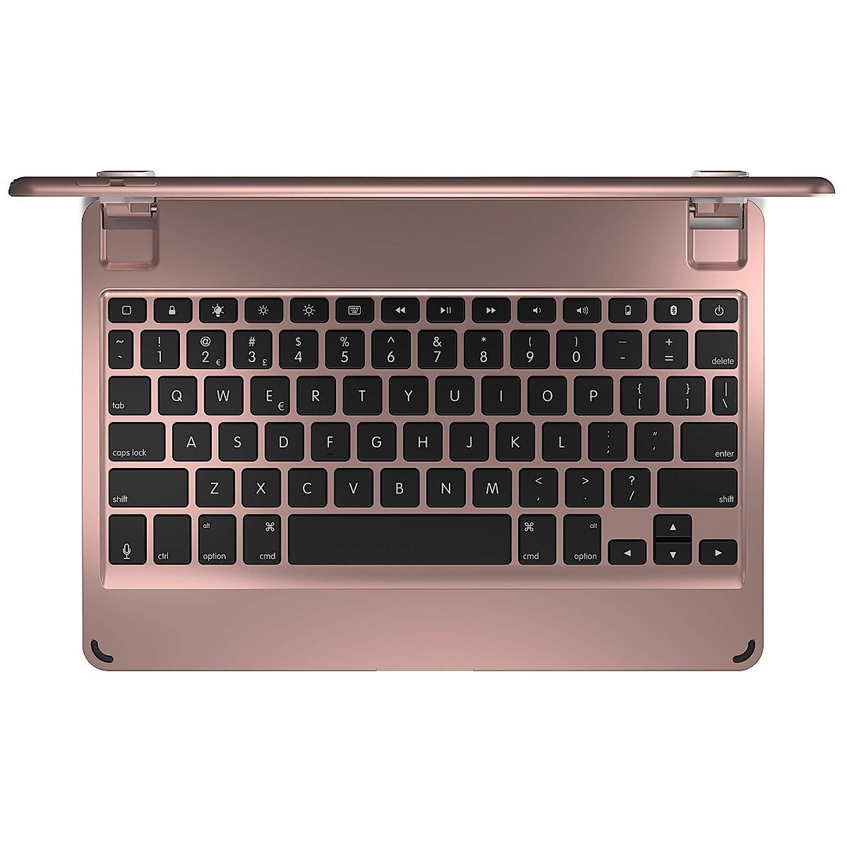 Brydge 10.5 Keyboard for iPad Air (2019) and iPad Pro 10.5 inch, Aluminum Bluetooth Keyboard with Backlit Keys (Rose Gold)