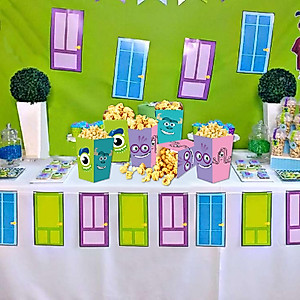 Party Bags Popcorn Boxes, Contains 20 pcs Paper Bags, Theme Birthday Party Decorations