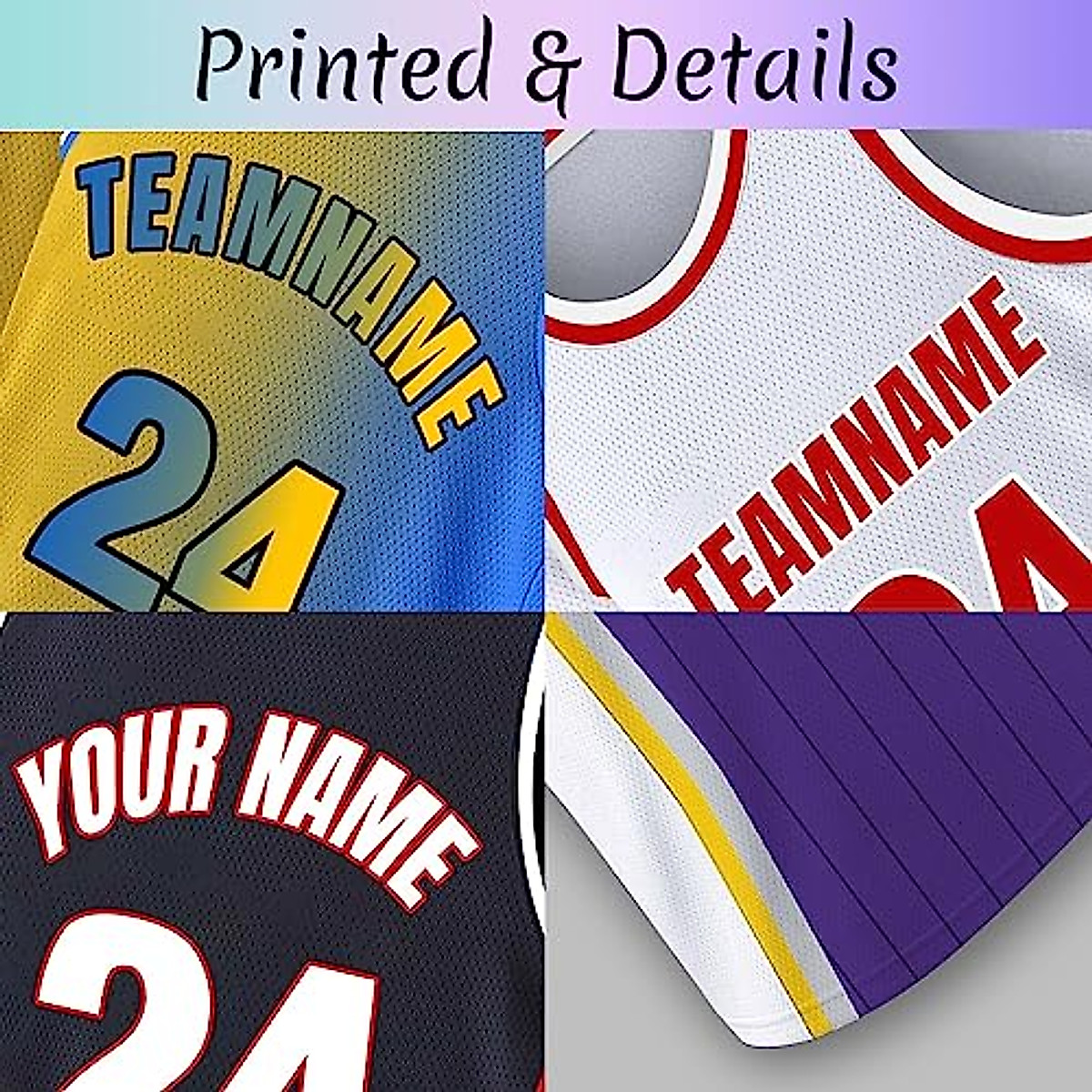 Custom Basketball Jersey Team Name Number Personalized Practice Shirt for Men Youth Kids Boys College University, S~4XL