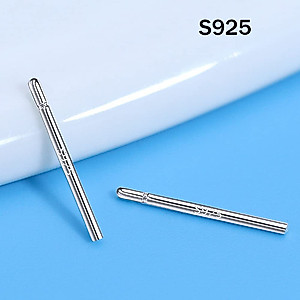 BG&WLing Front Back Earrings Crystal Ball Earring Studs Sparkly Double Ball Sterling Silver Post Stud Earrings Hypoallergenic Dainty Jewelry for Women