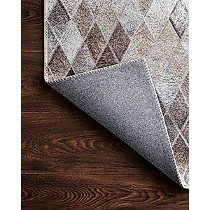 Loloi II Maddox Collection MAD-04 Sand/Taupe, Contemporary 3'-6" x 5'-6" Accent Rug