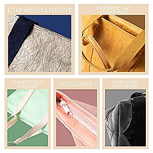 Reusable Lunch Bag Women, Insulated Lunch Tote Bag, Small Lunch Bag, Adult Lunch Bag, Lightweight and Water-Resistant Lunch Bag for Women, Black