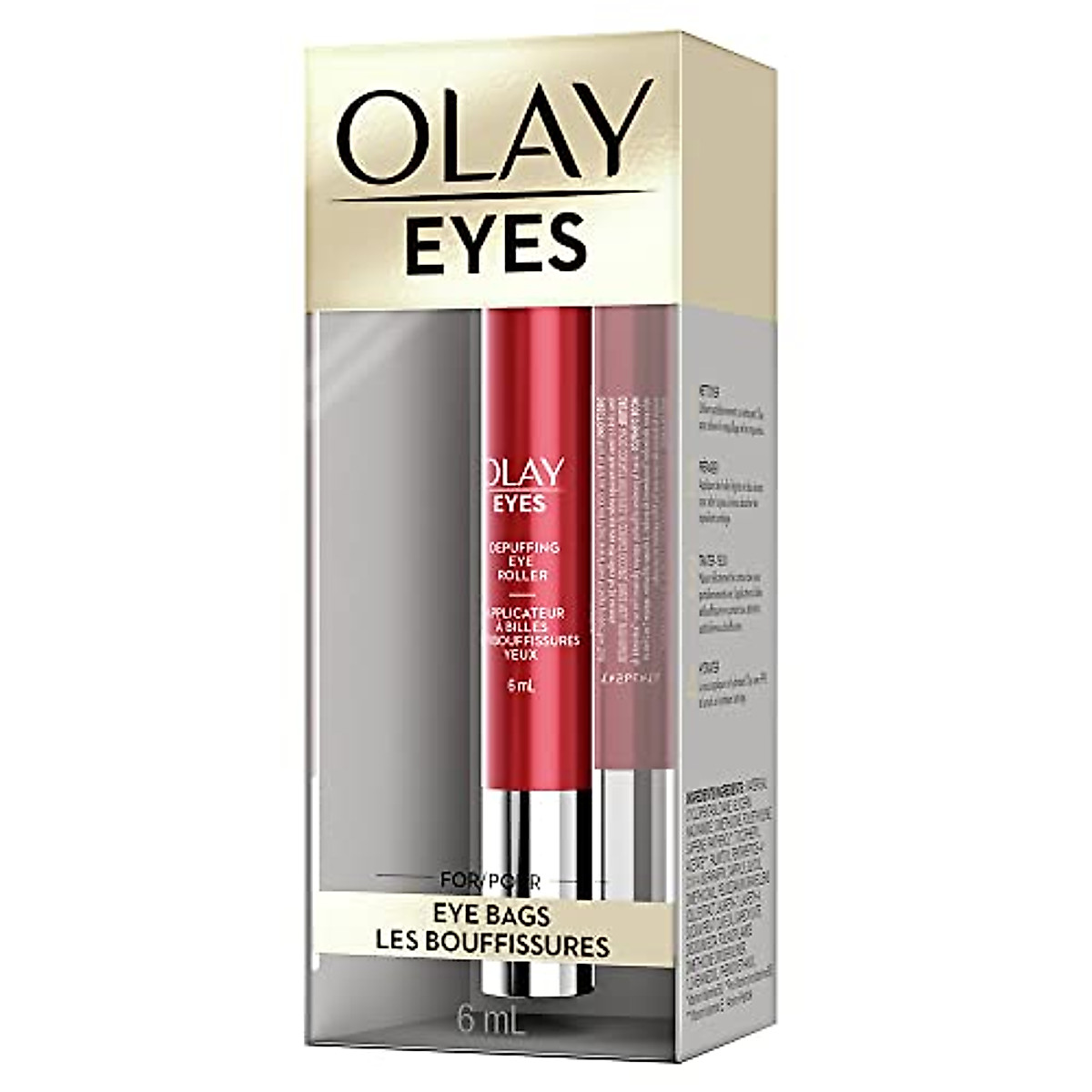 Olay Eyes Depuffing Eye Roller for bags under eyes, 0.2 fl oz