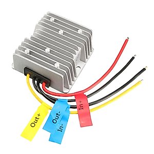 uxcell Voltage Converter Regulator DC/DC DC 12V Step-Up to DC 48V 3A 144W Power Boost Transformer Waterproof