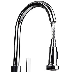 SIMPLIHOME Maile All-in-One Utility Sink & Cabinet, Pure White, 28-inch Laundry Cabinet, Pull-out Faucet, ABS Sink, Storage Drawer for Laundry Room, Mudroom, Garage