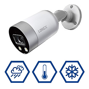 Lorex 4K Security Camera System, Fusion 8-Channel 2TB NVR System with 4 Wired Smart Deterrence 4K (8MP) IP POE Cameras, 150FT Night Vision