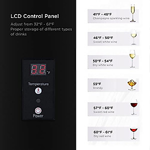 ADT 110V Indoor Outdoor Barrel Party Cooler Fridge 32 quart Single Zone Refrigerated Beverage Cooler With Wheels Suit for Ball Games Bars Party Travel