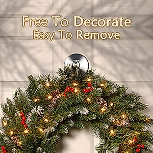 JOMOLA Suction Cup Hook Powerful Kitchen Utensil Storage Organizer Removable Shower Hooks with Suction Cup Holder for Bathroom Towel Hanger Stainless Steel Brushed Finish, 2PCS