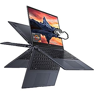 ASUS Vivobook S 14 Flip Foldable Business Laptop 2023 Newest, 14 Inch FHD+ Touchscreen, AMD Ryzen 5 5600H Up to 4.2GHz, 16GB RAM 1TB SSD, Numberpad, Fingerprint, Win11, Blue +GM Accessories