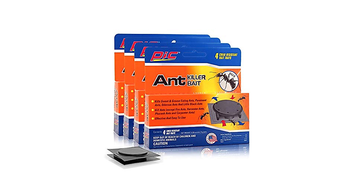 Effective PIC Ant Killer Bait Stations - 4 Pack