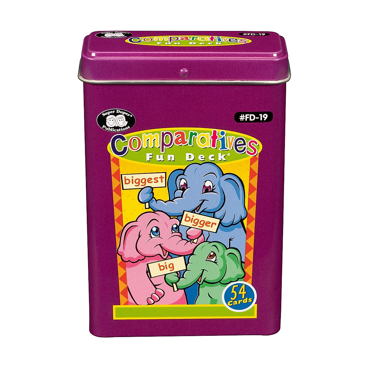 Super Duper Publications | Comparatives Fun Deck Flash Cards | Educational Learning Resource for Children