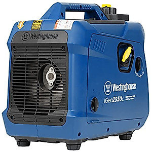 Westinghouse 2550 Peak Watt Super Quiet & Lightweight Portable Inverter Generator, RV Ready 30A Outlet, Gas Powered, CO Sensor, Parallel Capable, Long Run Time,Blue