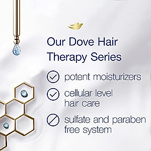 Dove Hydration Spa Therapy Shampoo with Hyaluronic Serum for Dry Hair, 33.8 Fl Oz