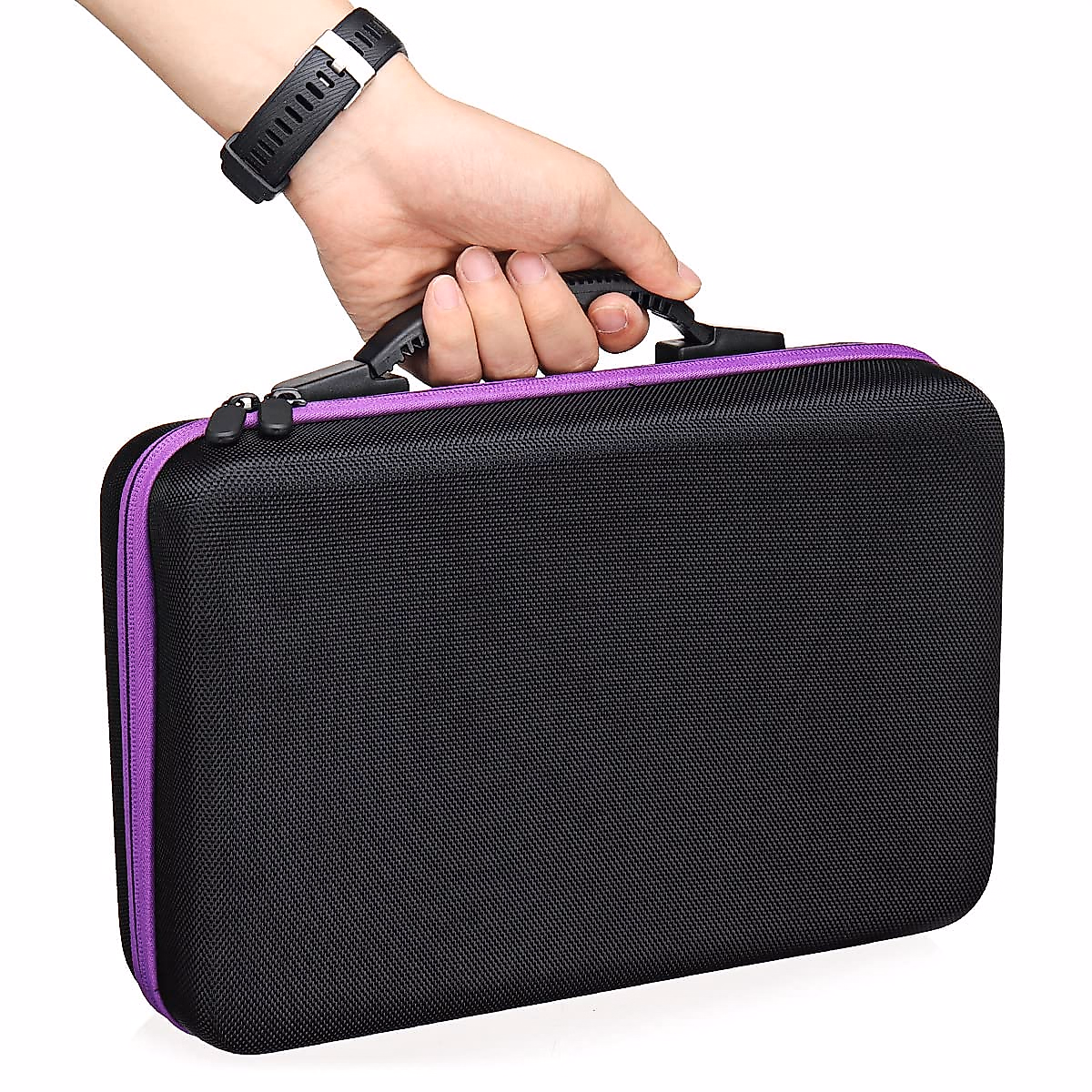 60 Bottle Essential Oil Storage Organizer Carrying Case, Essential Oils Holders Organizer Essential Oil Bag Holds 5ml 10ml 15ml Oils Bottle,Compatible with do Terra,Young Living,Vallejo,Army Painter