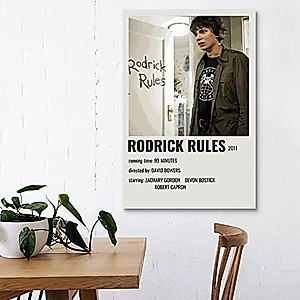 Maisuimaoyi Vintage Movie Poster 90s Room Diary of A Wimpy Kid Rodrick Rules Canvas Art Poster and Wall Art Picture Print Modern Family Bedroom Decor Posters 16x24inch(40x60cm)