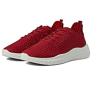 ECCO Women's Therap Lace Sneaker, Chili RED Nubuck, 8-8.5