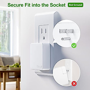 Nekmit Dual Port Ultra Thin Flat USB Wall Charger with Smart IC, 2 Pack