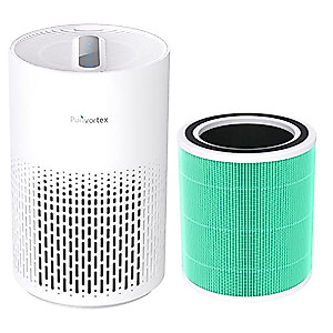 Air Purifiers Plus One More HEPA Filter for A11ergies, Pollen, Smoke, Dusts, Pets Dander, Odor, Hair, Ozone Free, 20db Quiet cleaner for Bedroom, Room, Kitchen and Living Room, SGS Certificaion
