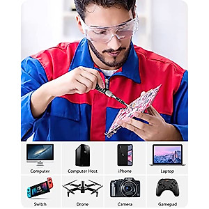 Precision Screwdriver Set, Laptop Repair Tool Kit, Kingsdun 130 in 1 Professional Computer Magnetic Screwdrivers Kit with 120 Bits Torx Star Screwdriver for PC, Xbox, Phone, Switch, Rc Car DIY