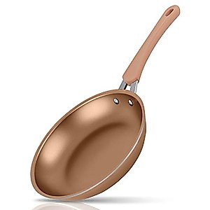 12'' Durable Large Fry Pan - Non-stick High-Qualified Kitchen Cookware, Induction compatible| PTFE/PFOA/PFOS-Free Heat Resistant Lacquer Kitchen Ware, Compatible with Models: NCCW14S & NCCW20S
