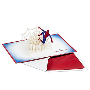 Hallmark Spider-Man Pop Up Birthday Card (Someone Amazing Like You) Signature Paper Wonder 3D Card