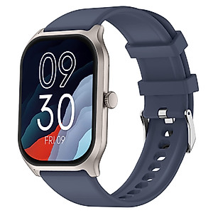 Loluka Smart Watch for Men 2.01" HD Screen Smartwatch Make Phone Calls Message Reminder 100+ Sport Modes Heart Rate Fitness Watch iOS Android Step Calorie Counter Custom Dial