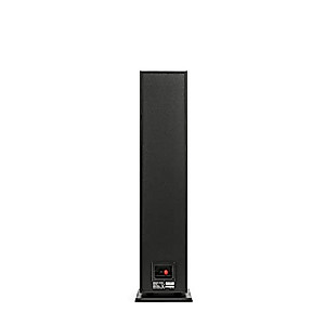 Polk Monitor XT60 Tower Speaker - Hi-Res Audio Certified, Dolby Atmos, DTS:X & Auro 3D Compatible, 1" Tweeter, 6.5" Dynamically Balanced Woofer, (2) 6.5" Passive Radiators (Single, Midnight Black)