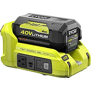 RYOBI RYi300BG 300-Watt Powered Inverter for 40-Volt Battery