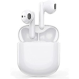 Wireless Earbud Bluetooth 5.0 Headphones Noise Cancelling Air Buds Pods 3D Stereo Ear pods in-Ear Ear Buds with Deep Bass Earphones Sport Headsets for Android/Samsung/Apple iPhone