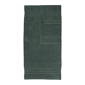 VETERAN TEXTILE LLC Luxury Hotel & Spa, Turkish COTTON,6 Pieces Towels Set, Max-Softness by Veteran Textile (DARK GREEN)