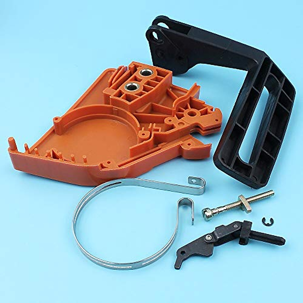 Laliva tools - Chain Brake Clutch Cover Hand Guard Tensioner Kit For Husqvarna 136 137 141 142 Chainsaw #530054802 Adjuster Joint Knee NEW Part