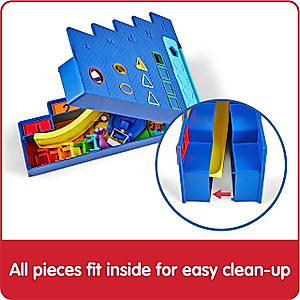 hand2mind Numberblocks Step Squad Mission Headquarters, Play Figure Playsets, Toddler Play House Toys, Action Figure Playset, Number Toys, Toy Figures, Math Toys for Kids 3-5, Birthday Gifts for Kids