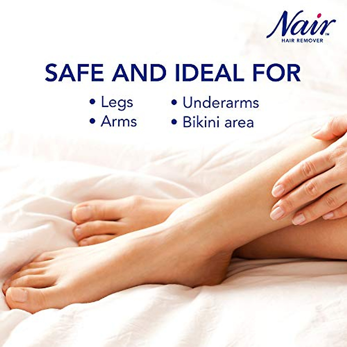 Nair Hair Remover Bladeless Shave Whipped Crème, Painless Hair Removal, 5 Oz Can