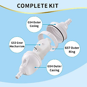 Upgraded G52 Polaris Backup Valve Replacement Compatible with Polaris 280 380 180 3900 Rebuild kit for Polaris Pool Cleaner Parts, Redesigned for Crack Resistant Casing, Polaris 280 Backup Valve
