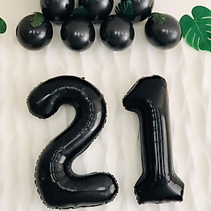 Number Balloon 50 Gold 40 Inch Foil Balloon Big Giant Jumbo Birthday Party Decorations Foil Mylar Helium Numbers Balloons for Men Women 50th Anniversary Event