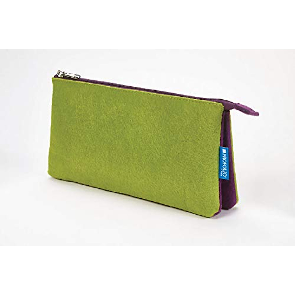 ProFolio by Itoya, Midtown Pouch - 5 x 9 Inches, Green / Purple