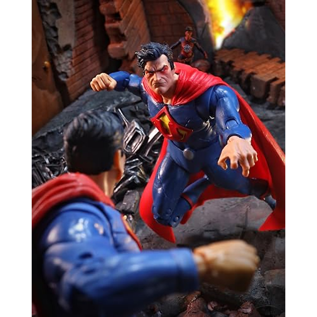 McFarlane Toys - DC Multiverse Superman vs Superman of Earth-3 with Atomica 7in Figure 2pk