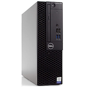 Dell Optiplex 3050 Desktop Computer PC, Intel Quad-Core i5, 500GB HDD Storage, 8GB DDR4 RAM, Windows 10 Pro, DVD, WiFi, New 24in Monitor, Wireless Keyboard and Mouse (Renewed)