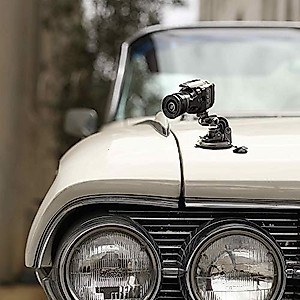 DSLR Scution Cup Mount,Double-Protection-Design with 3M Sticky Pad for Nikon Canon Sony Pentax Olympus KamKorda DURAGADGETDSLR Cameras by WOLEYI