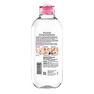 Garnier SkinActive Micellar Water for All Skin Types, Facial Cleanser & Makeup Remover, 13.5 fl. Oz, 1 count (Packaging May Vary)