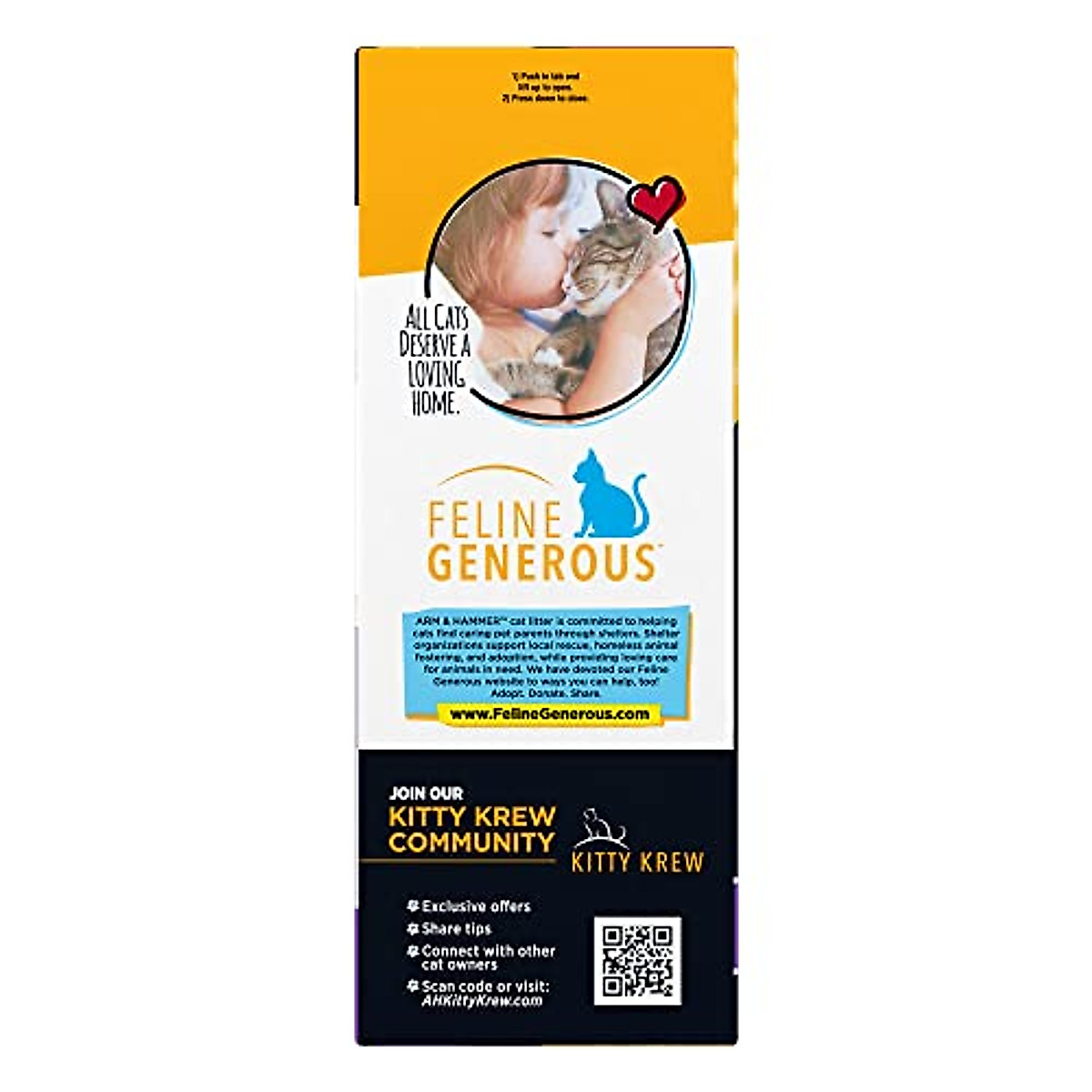 Arm & Hammer SLIDE Easy Clean-Up Multi-Cat Clumping Cat Litter 14 lb