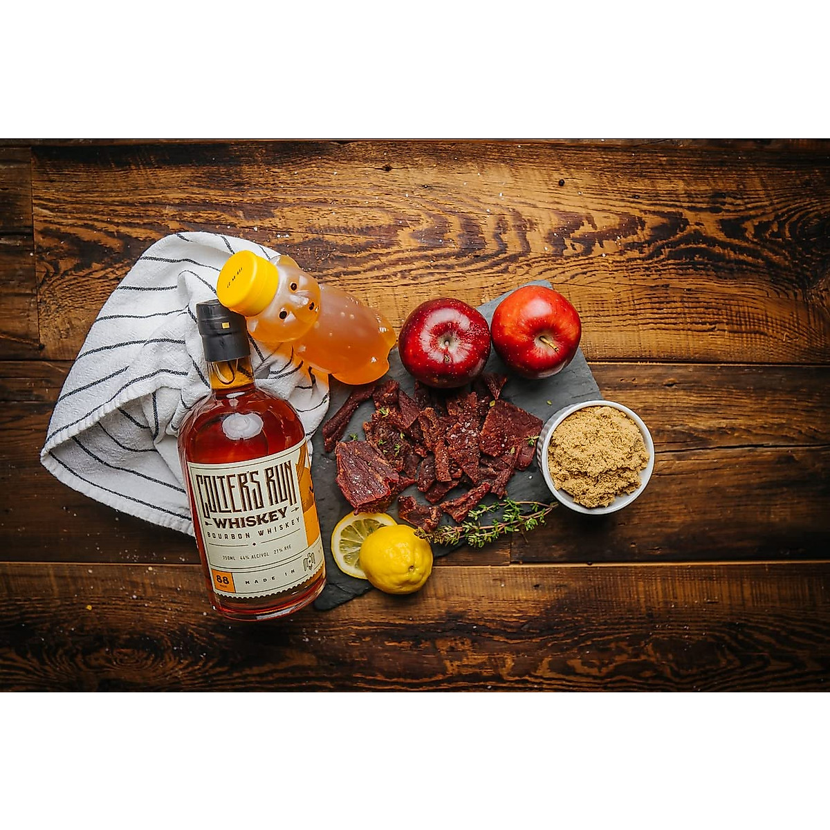 Glenwood Snacks Beef Jerky Sweet Bourbon 9 Ounce Resealable Bag - Moist & Tender Beef Jerky, Gluten-Free Jerky, Made in the USA