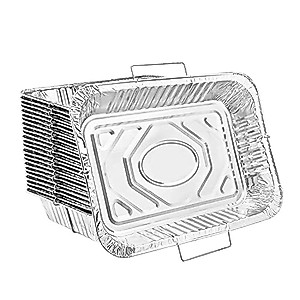 Nicole Fantini Heavy Duty Aluminum Foil Rectangular Rack Roaster with Handle (5)